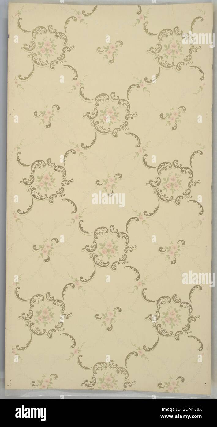 Fancy Pink Scroll Design