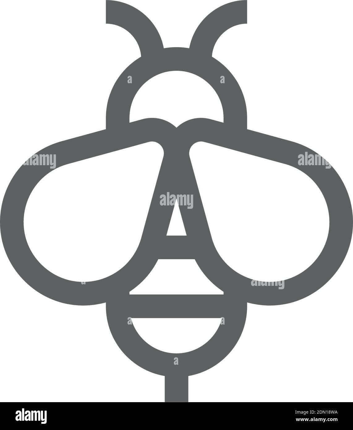 bee vector icon modern simple vector illustration Stock Vector Image ...