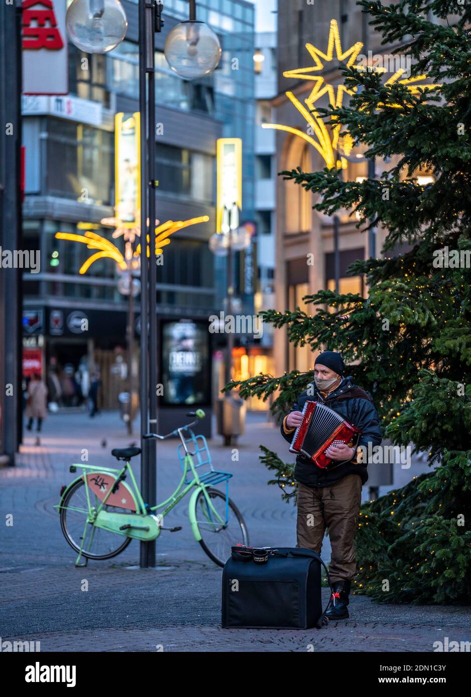 First day of the Christmas Lockdown in the Corona Crisis, empty ...