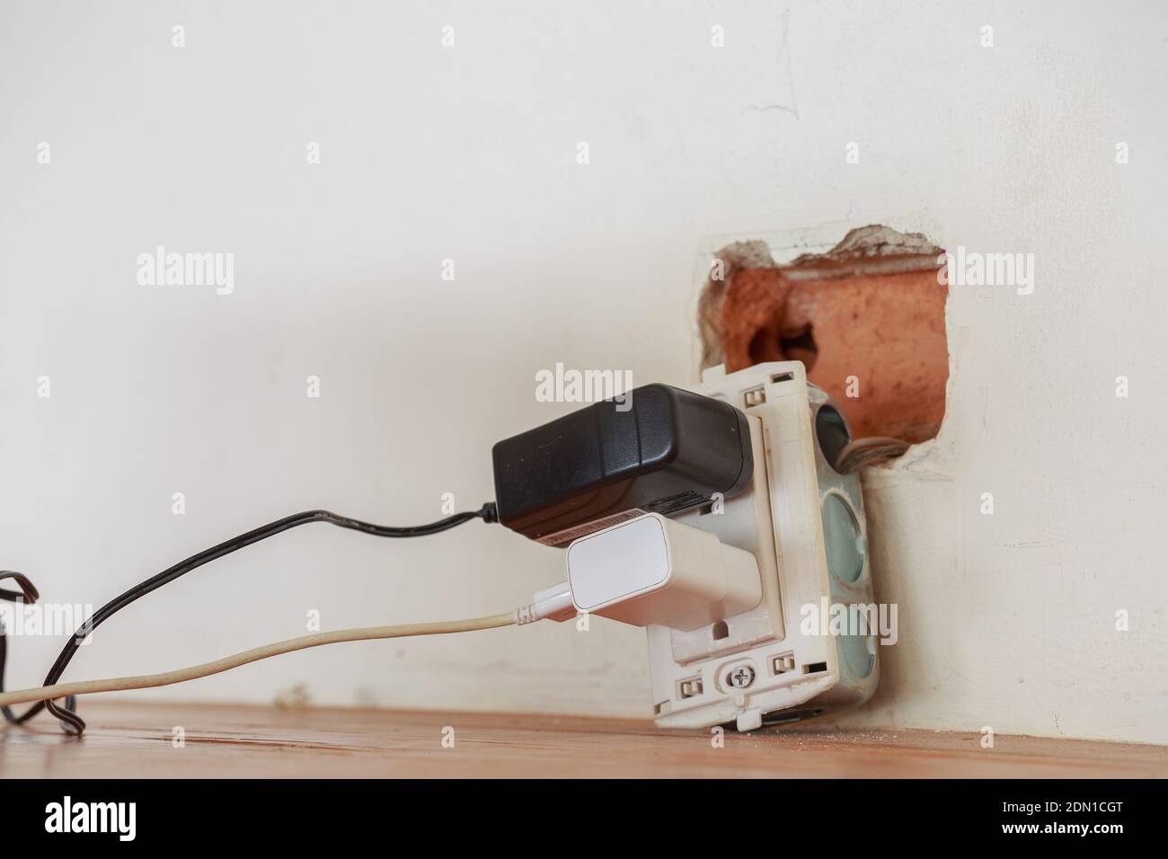 Outlet overloaded hi-res stock photography and images - Alamy