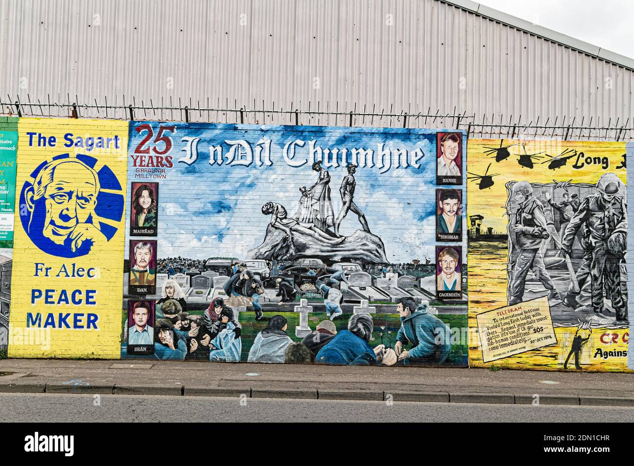 Belfast, Northern Ireland. 1st May, 2016. Graffiti and street art on ...