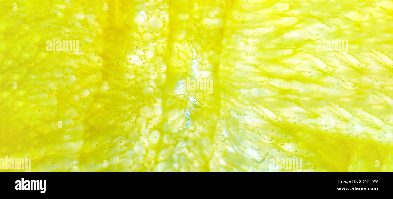 lemon juicy citrus pulp closeup. Concept healthy lifestyle, vitamins ...