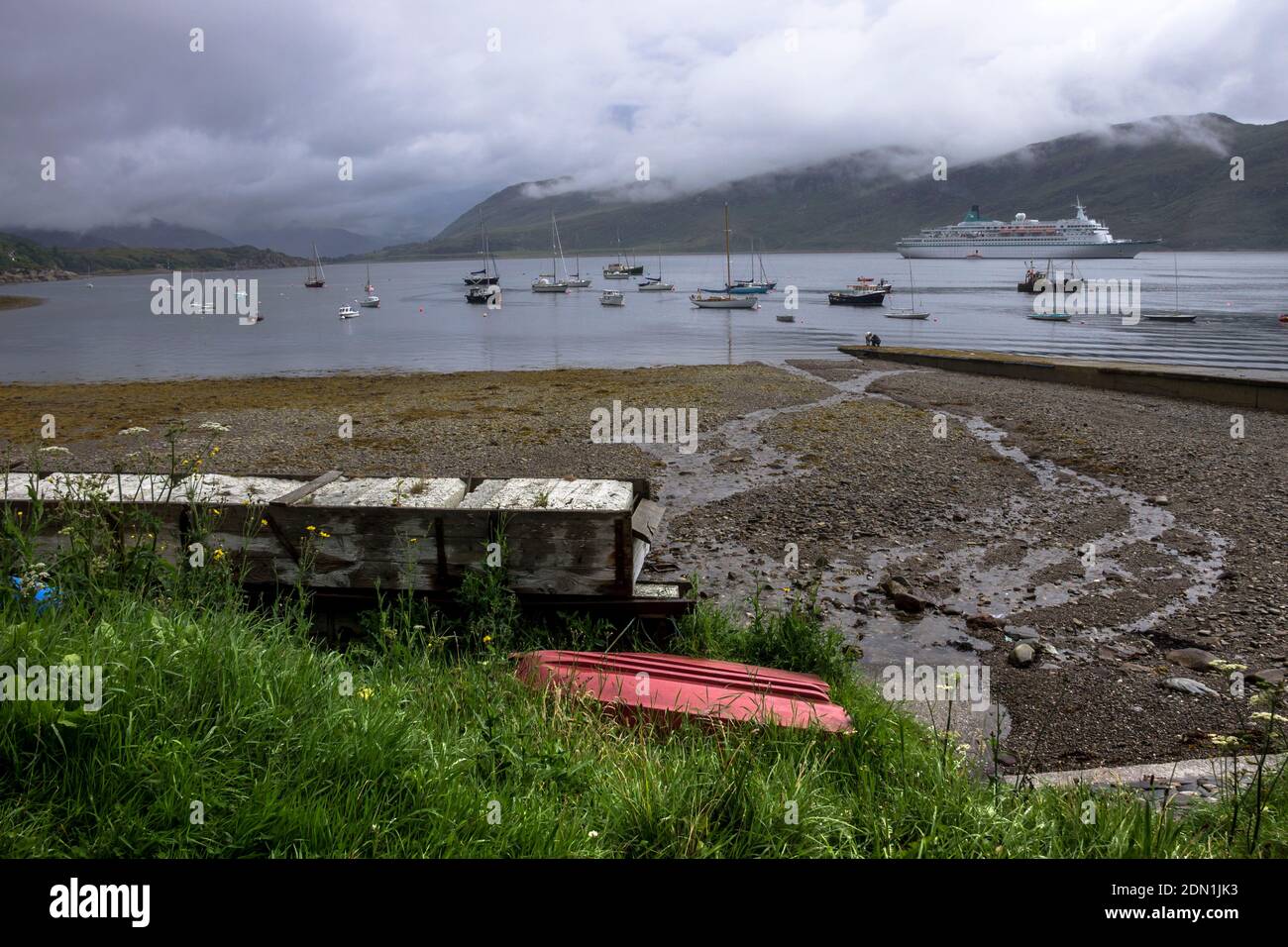 Ullapool harbour, Scotland, UK Stock Photo - Alamy