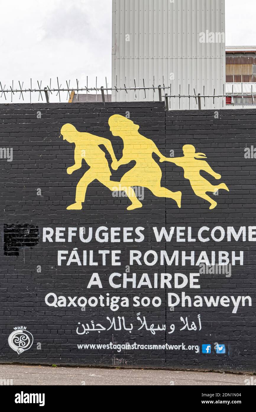 Belfast, Northern Ireland. 1st May, 2016. Graffiti and street art on ...