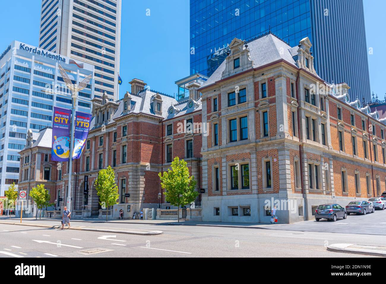 PERTH, AUSTRALIA, JANUARY 16, 2020: Historical building of a post ...