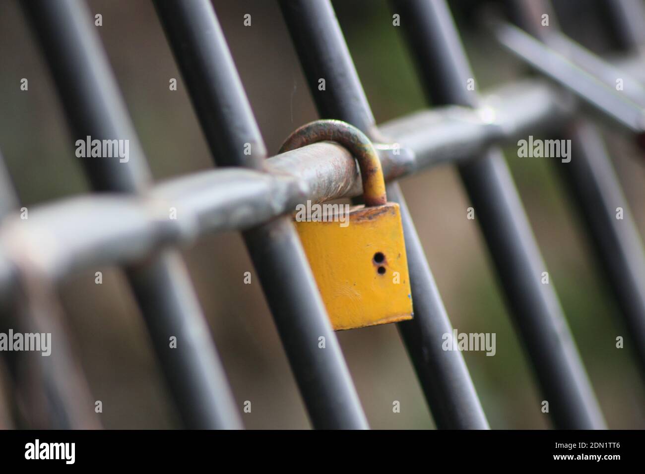 Padlock Hanging Gate High Resolution Stock Photography and Images - Alamy