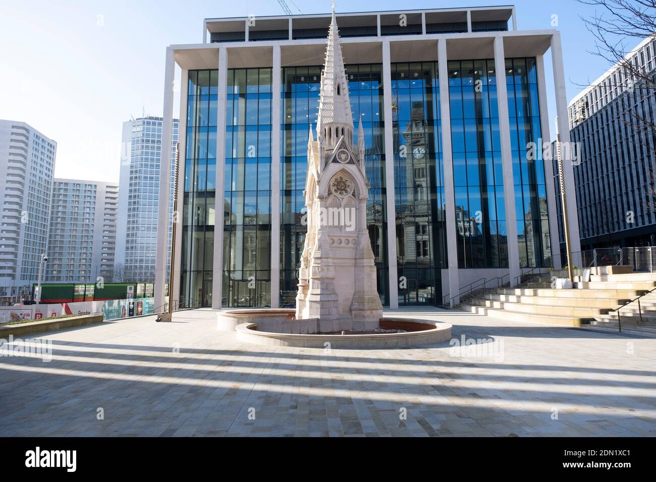 Scene at Chamberlain Square which is nearly complete after being under ...