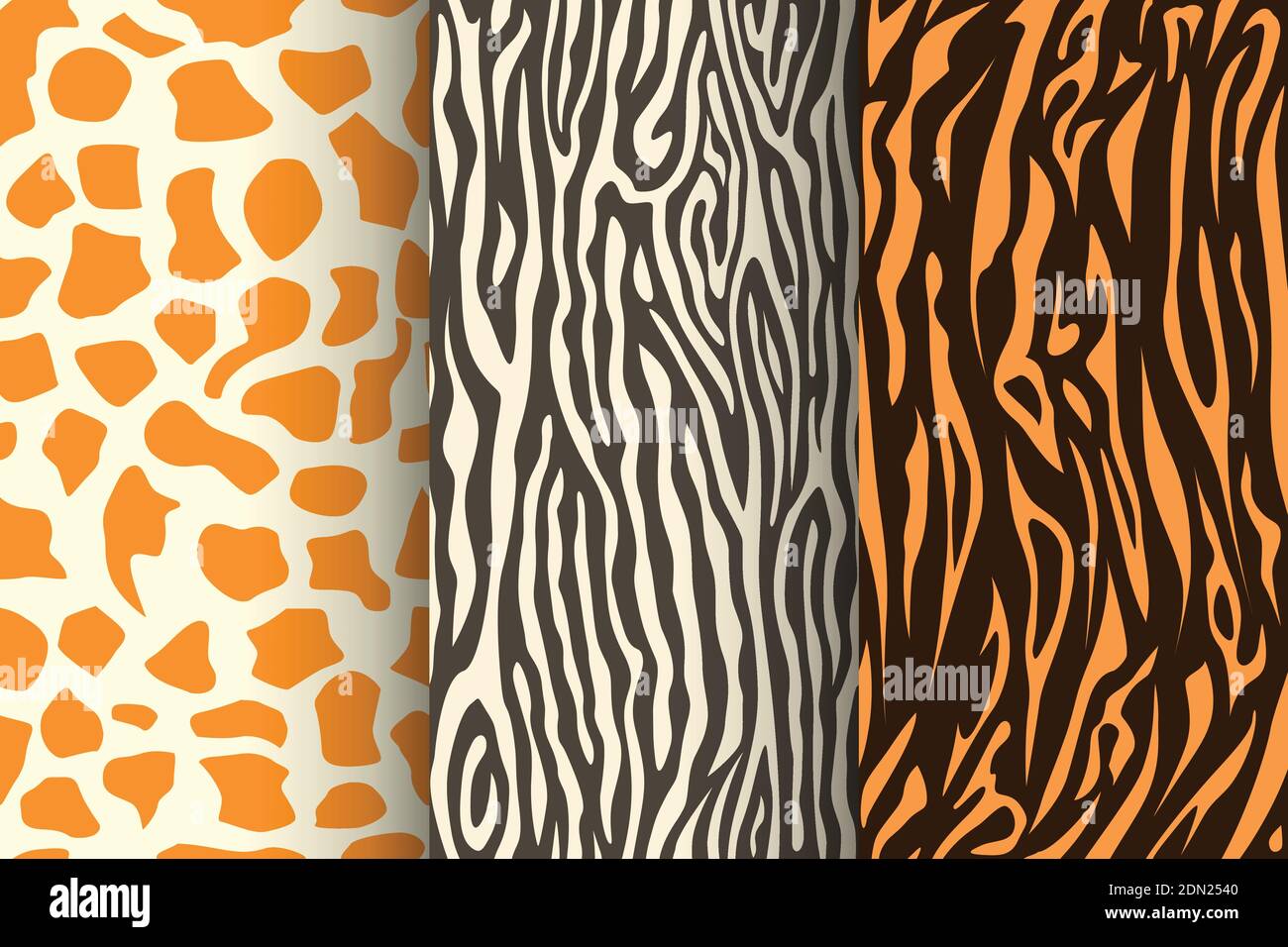 animal skin seamless patterns in set Stock Vector Image & Art - Alamy
