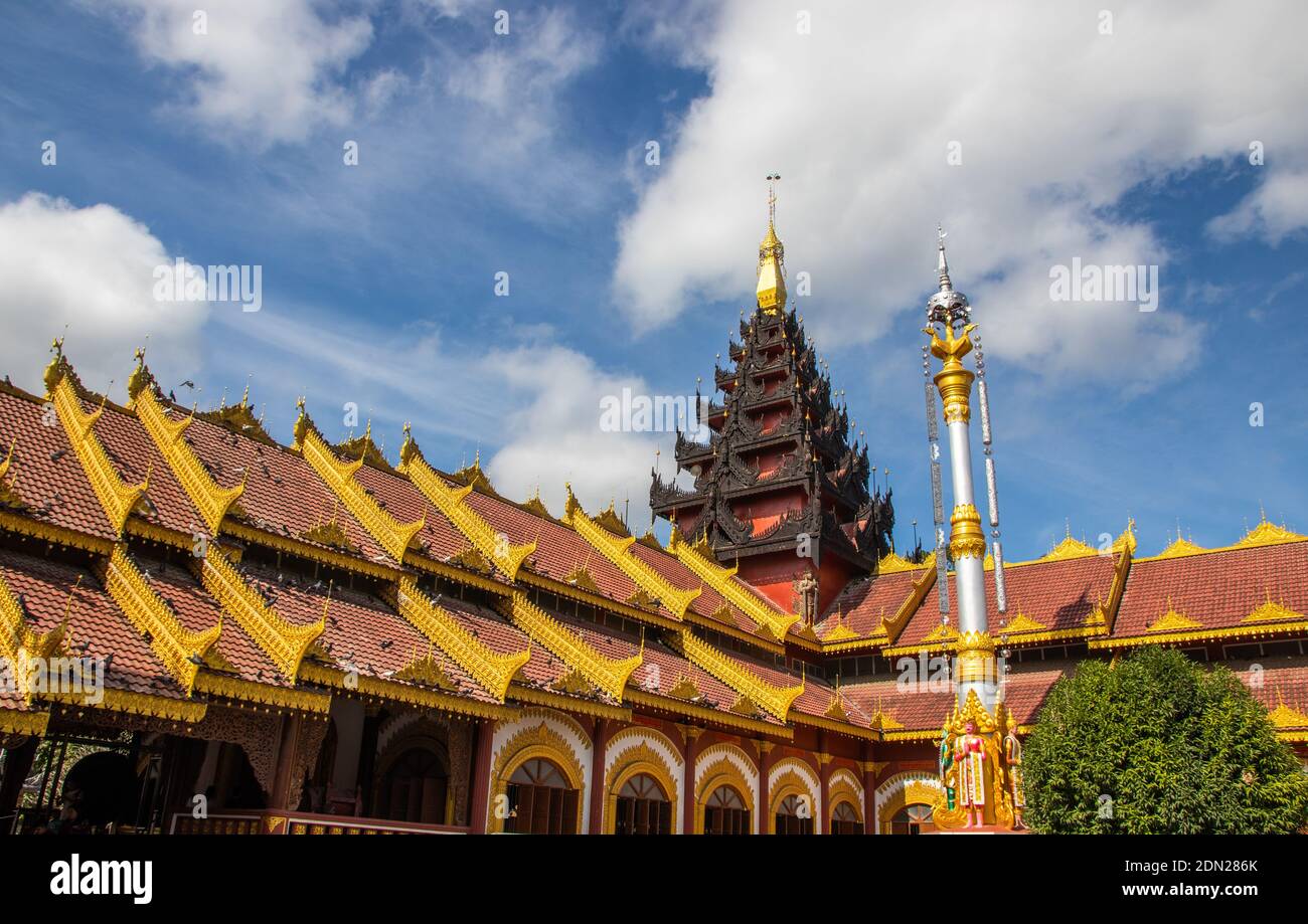 Tachileik Pagoda Myanmar Burma Southeast Asia Stock Photo - Alamy