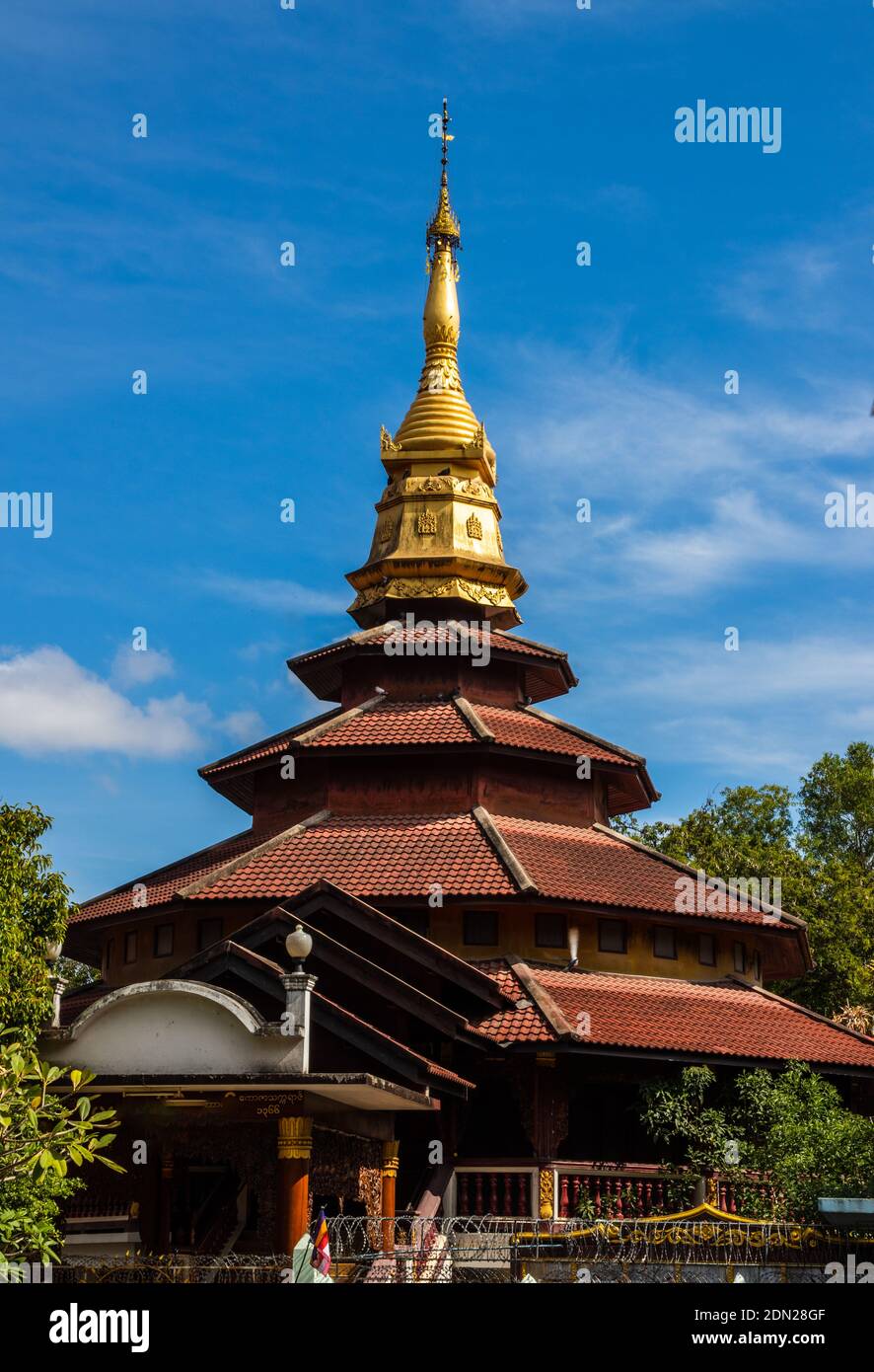 Tachileik Pagoda Myanmar Burma Southeast Asia Stock Photo - Alamy