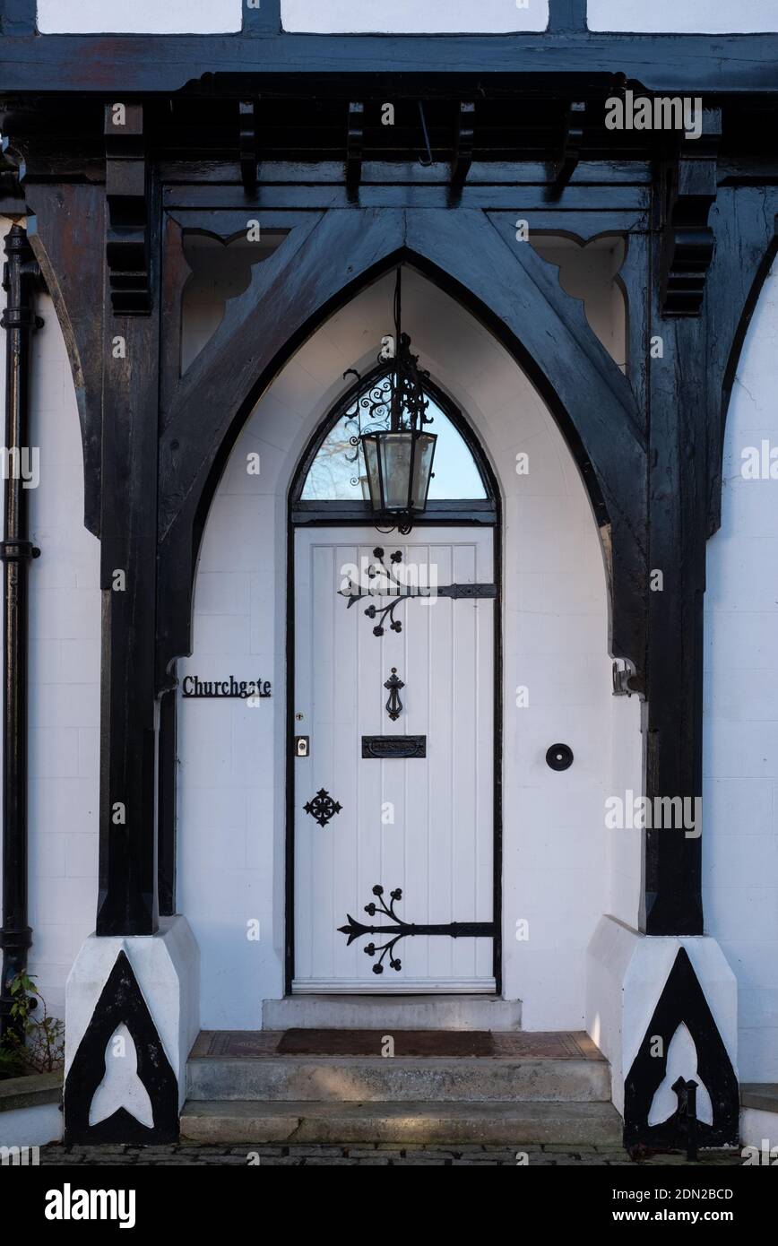Entrance to Churchgate House in Cookham, Berkshire UK: listed building ...