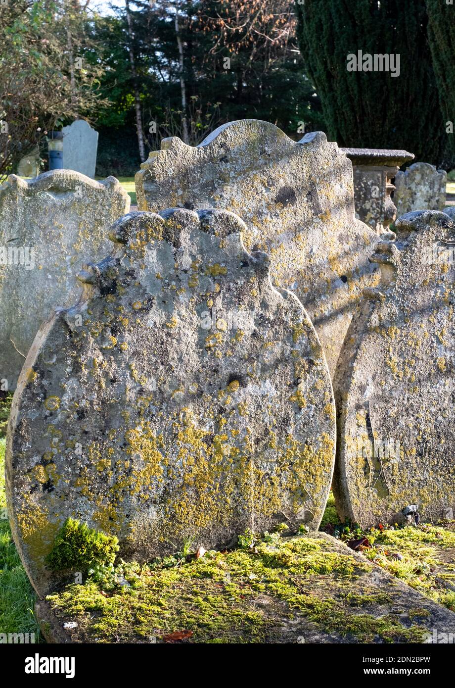 Gravestones in the cemetery of the Holy Trinity Church, close to the ...