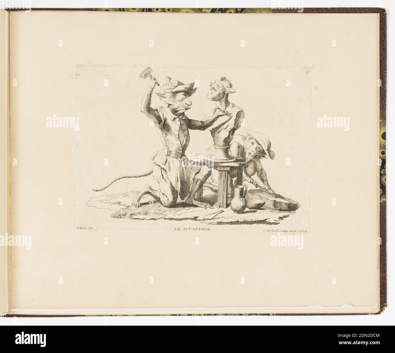 Le Sculpteur (The Sculptor), Singeries ou différentes actions de la vie ...