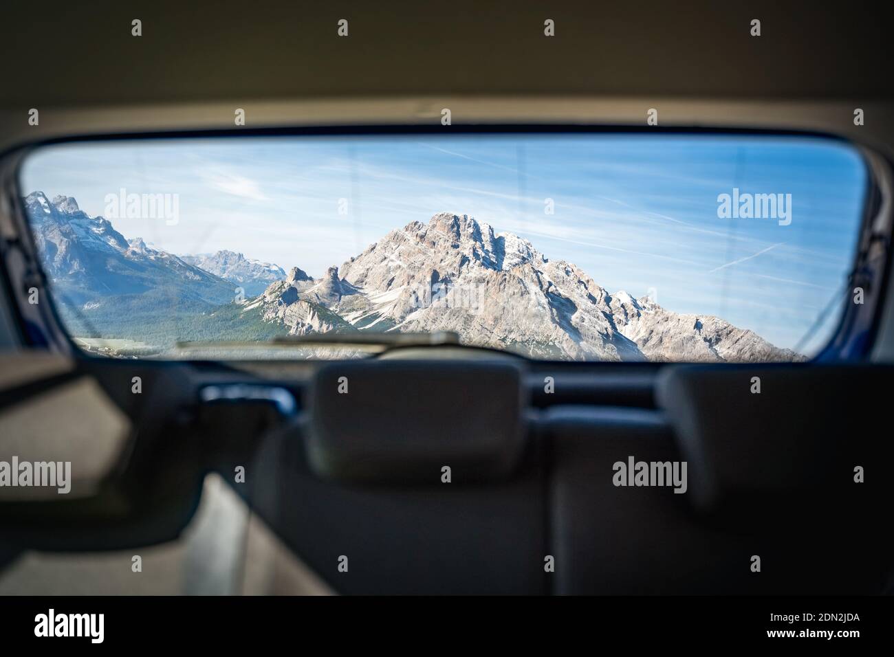 View from car passenger seat hi-res stock photography and images - Alamy