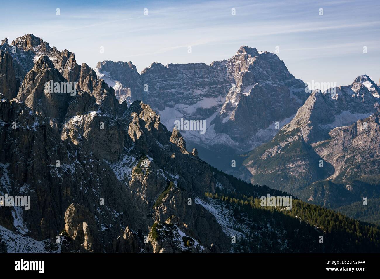 view on mountains in the alps Stock Photo - Alamy