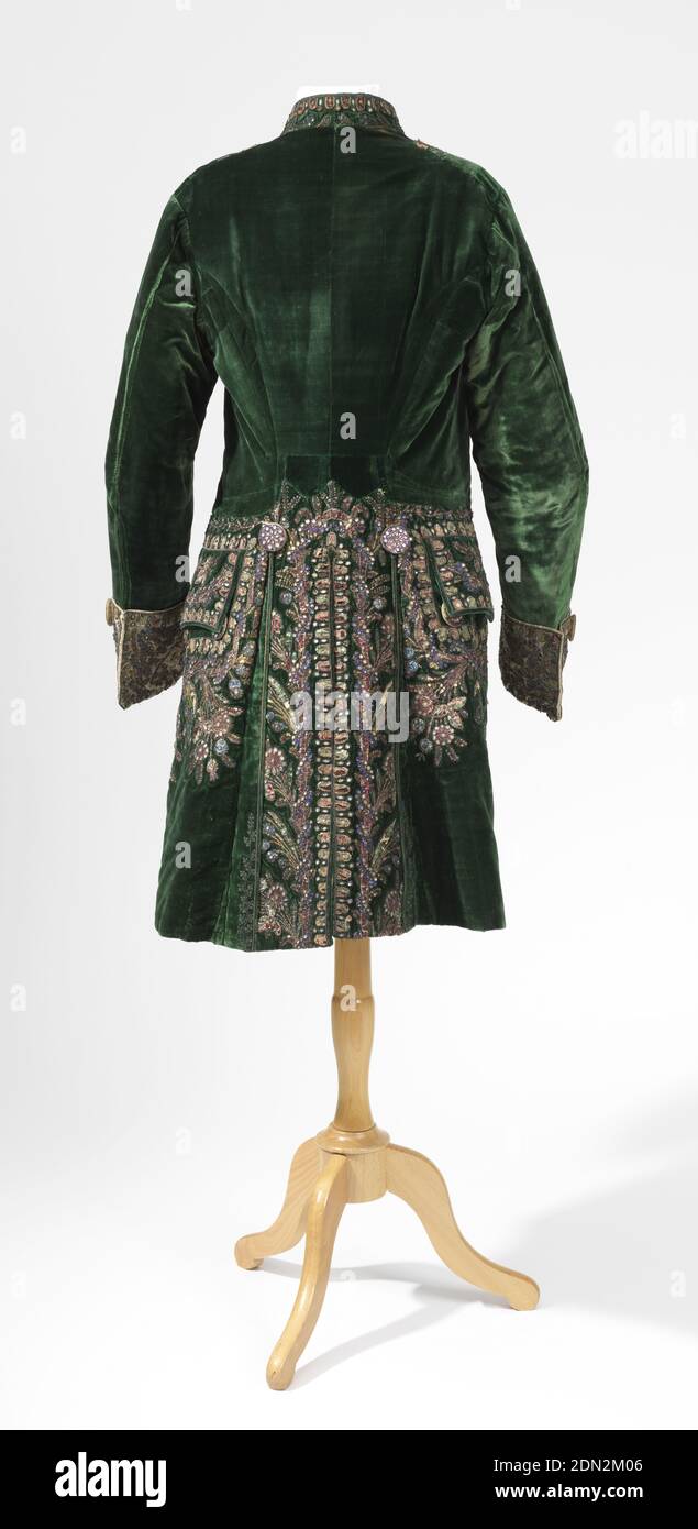 Green velvet coat embellished hi-res stock photography and images - Alamy