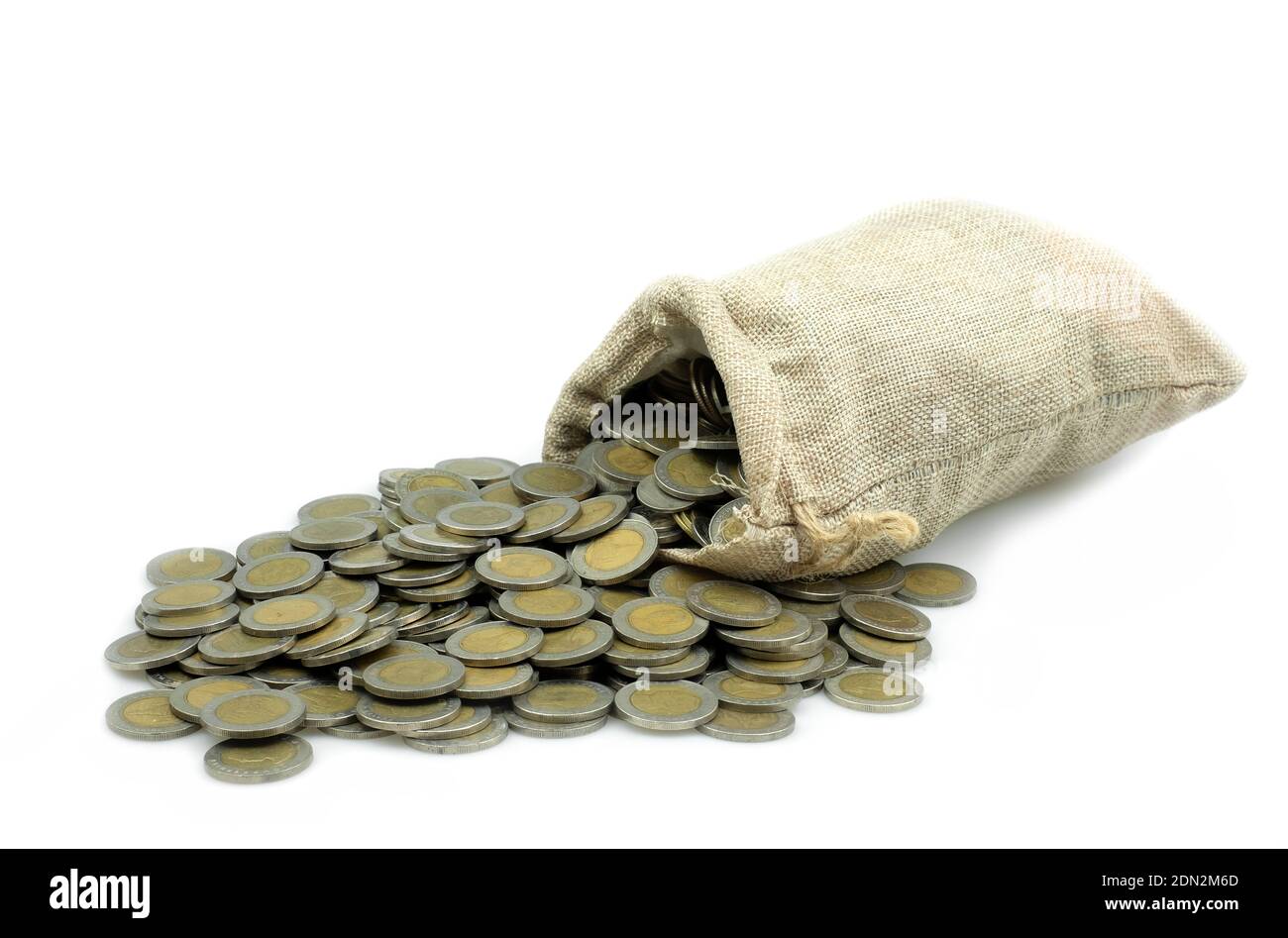 Coin Stack Money Bag High Resolution Stock Photography and Images - Alamy