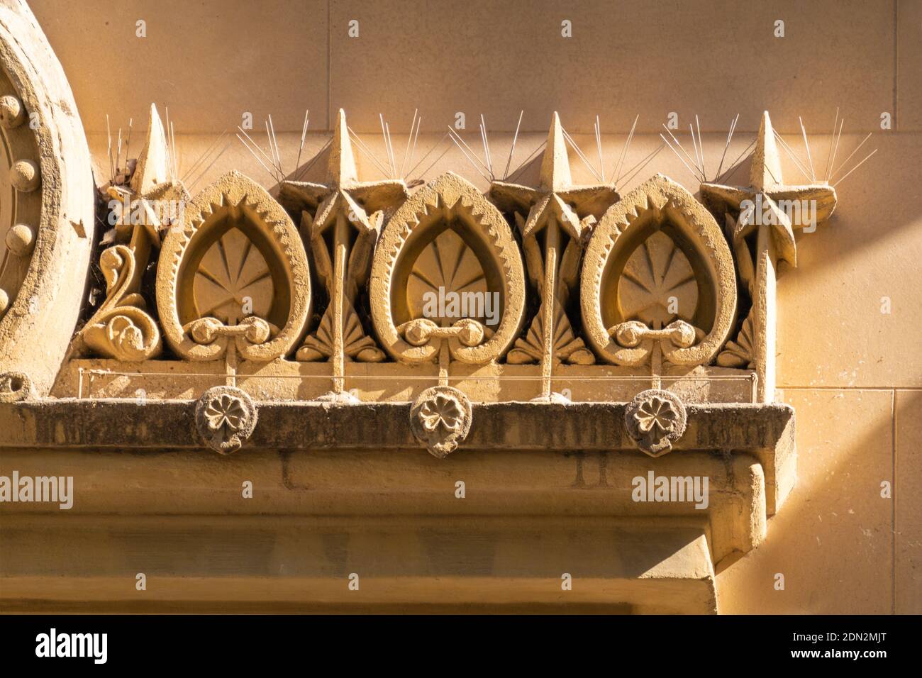 Elements of architectural decoration of buildings, plaster stucco, wall ...