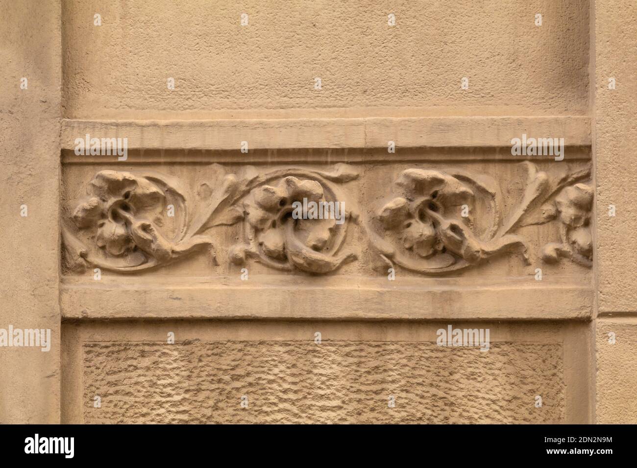 Elements of architectural decoration of buildings, plaster stucco, wall ...
