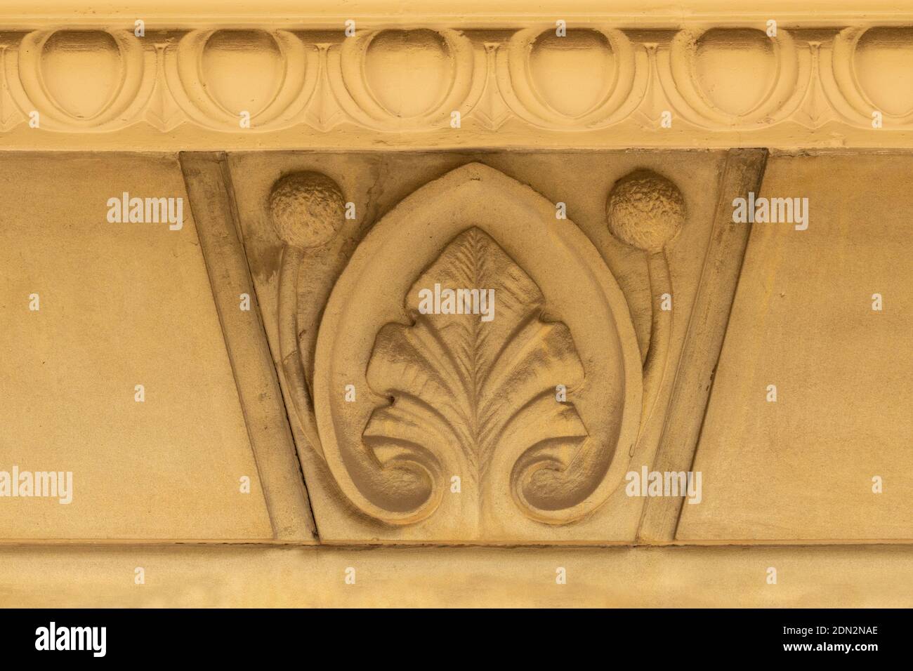 Elements of architectural decoration of buildings, plaster stucco, wall ...