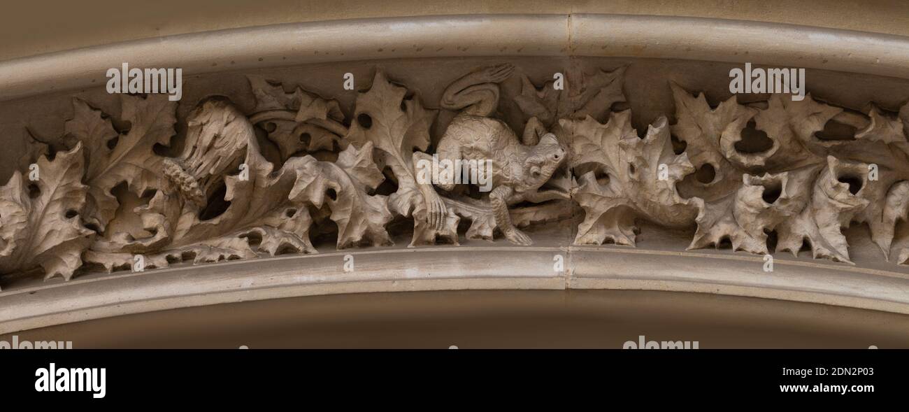 Elements of architectural decoration of buildings, plaster stucco, wall ...