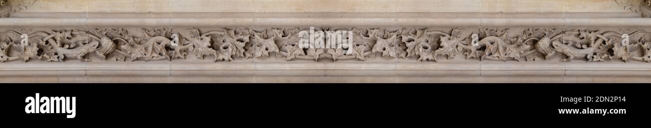 Elements of architectural decoration of buildings, plaster stucco, wall ...