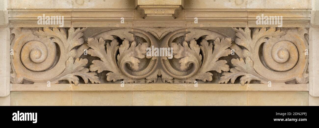 Elements of architectural decoration of buildings, plaster stucco, wall ...