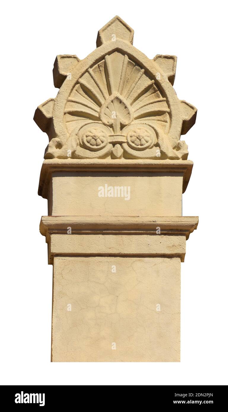 Elements of architectural decorations of buildings, gypsum stucco ...