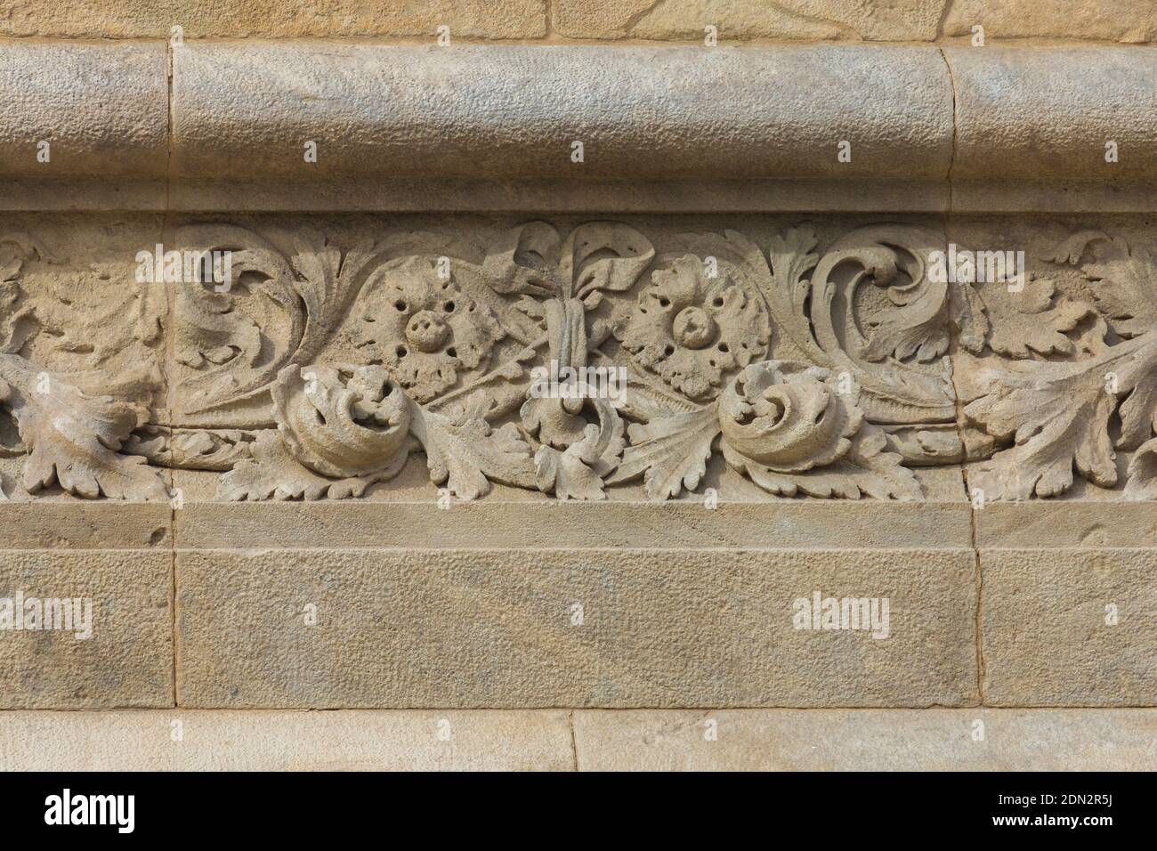 Elements of architectural decoration of buildings, plaster stucco, wall ...