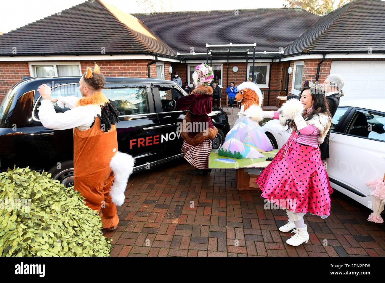 EDITORIAL USE ONLY An audience of competition winners at a care home ...