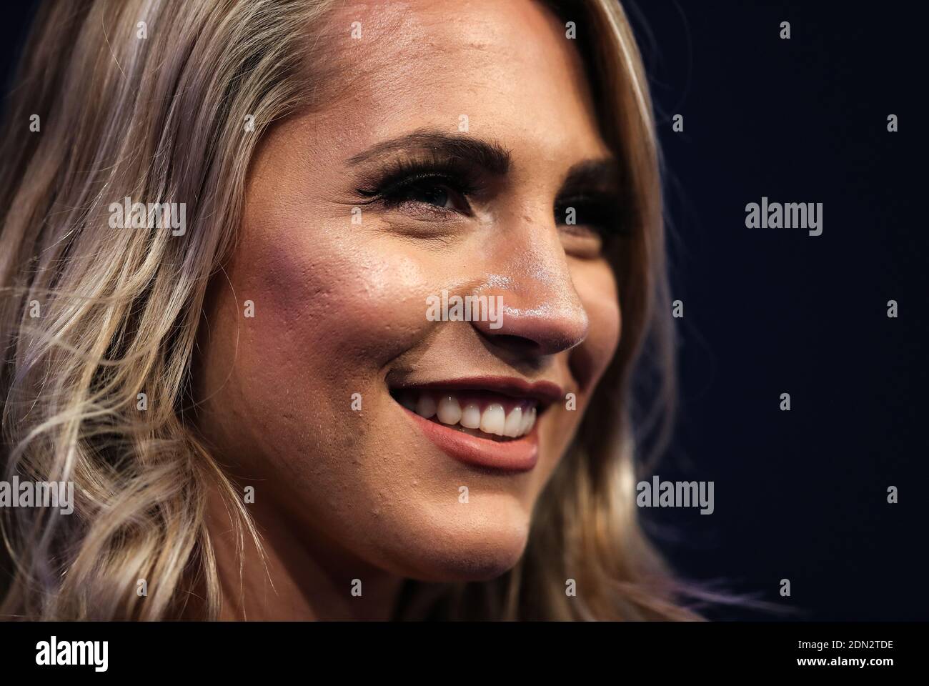 General view of a Matchroom Cheerleader during day three of the William ...
