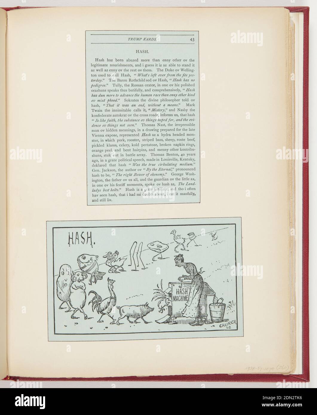 Hash, Printed in black ink on blue paper, Top, short story on hash ...