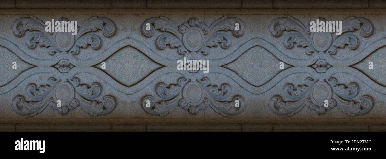 Elements of architectural decoration of buildings, plaster stucco, wall ...