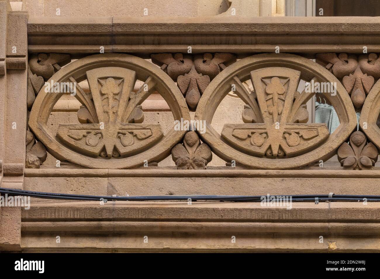 Elements of architectural decoration of buildings, plaster stucco, wall ...