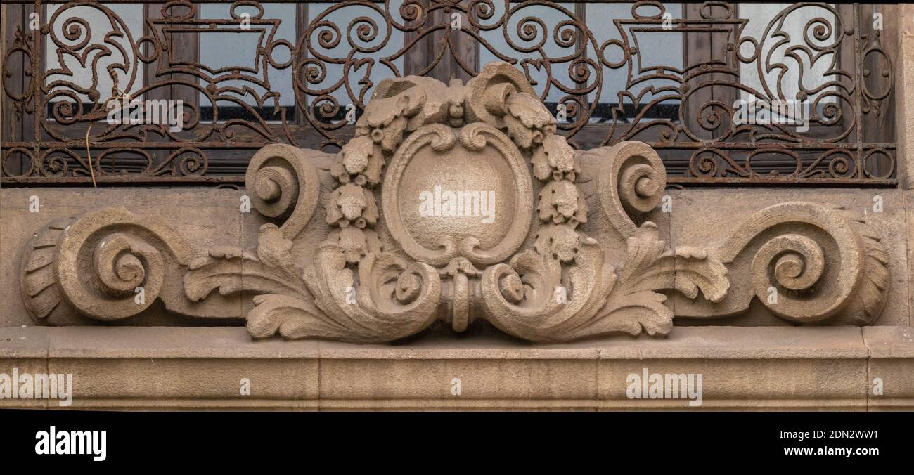 elements of architectural decorations of buildings, plaster moldings ...