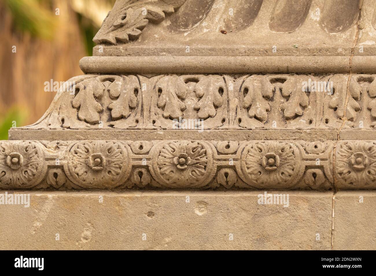 Elements of architectural decoration of buildings, plaster stucco, wall ...