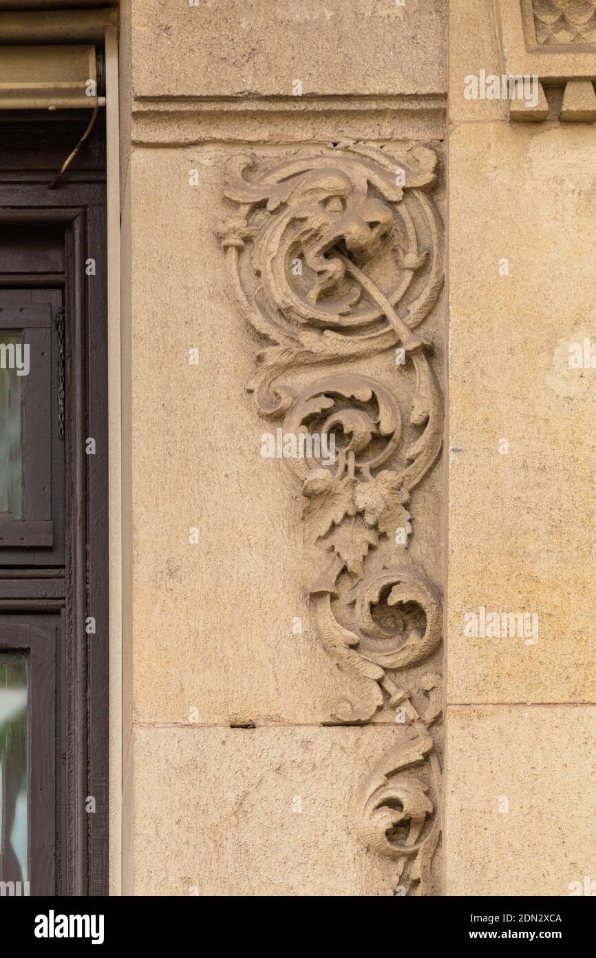 elements of architectural decorations of buildings, plaster moldings ...