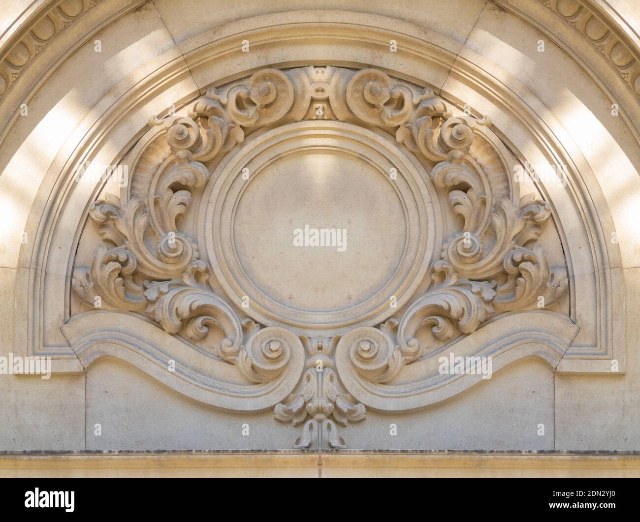 Elements of architectural decoration of buildings, stucco patterns with ...