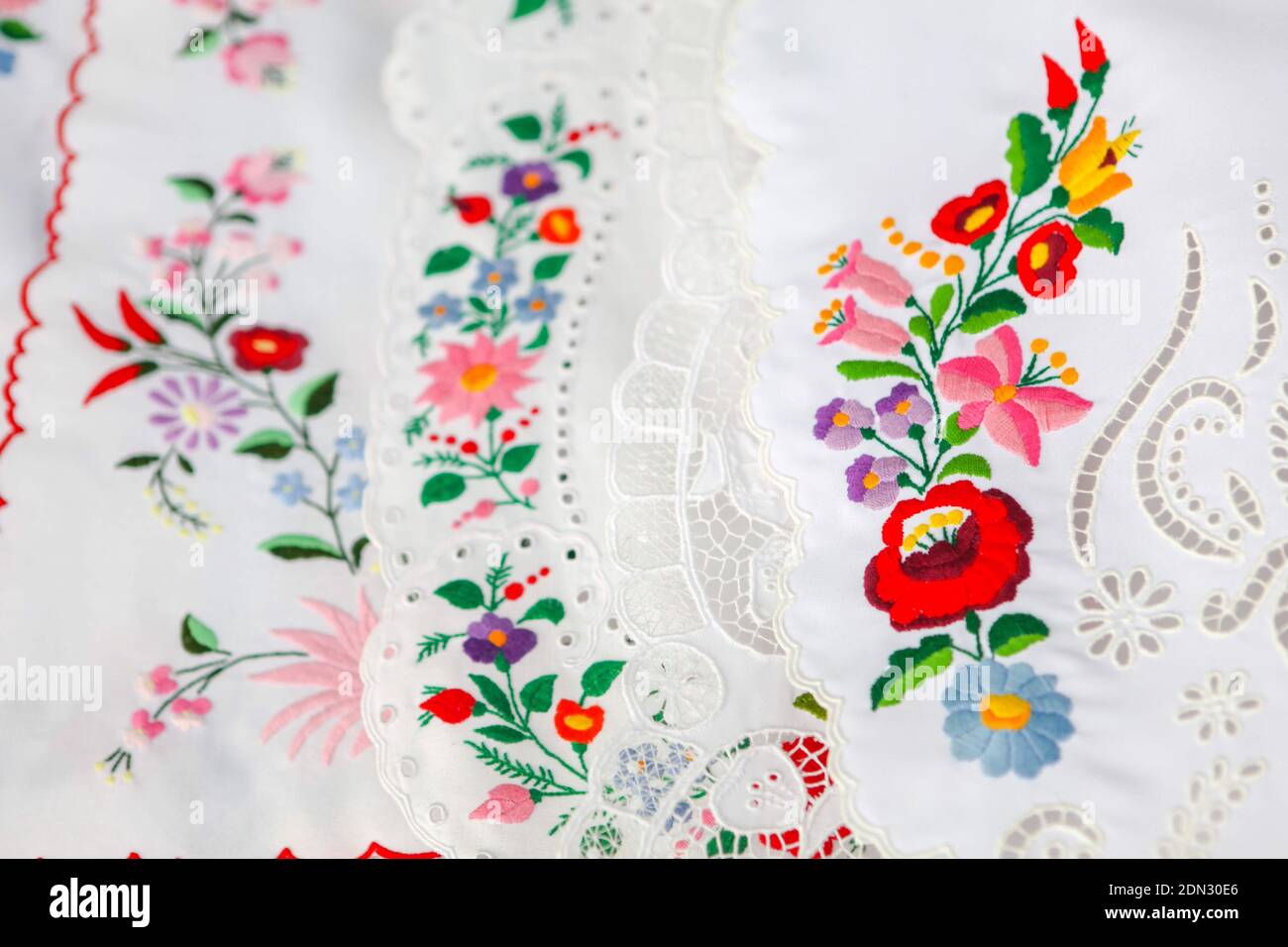 Embroidery floral pattern hi-res stock photography and images - Alamy