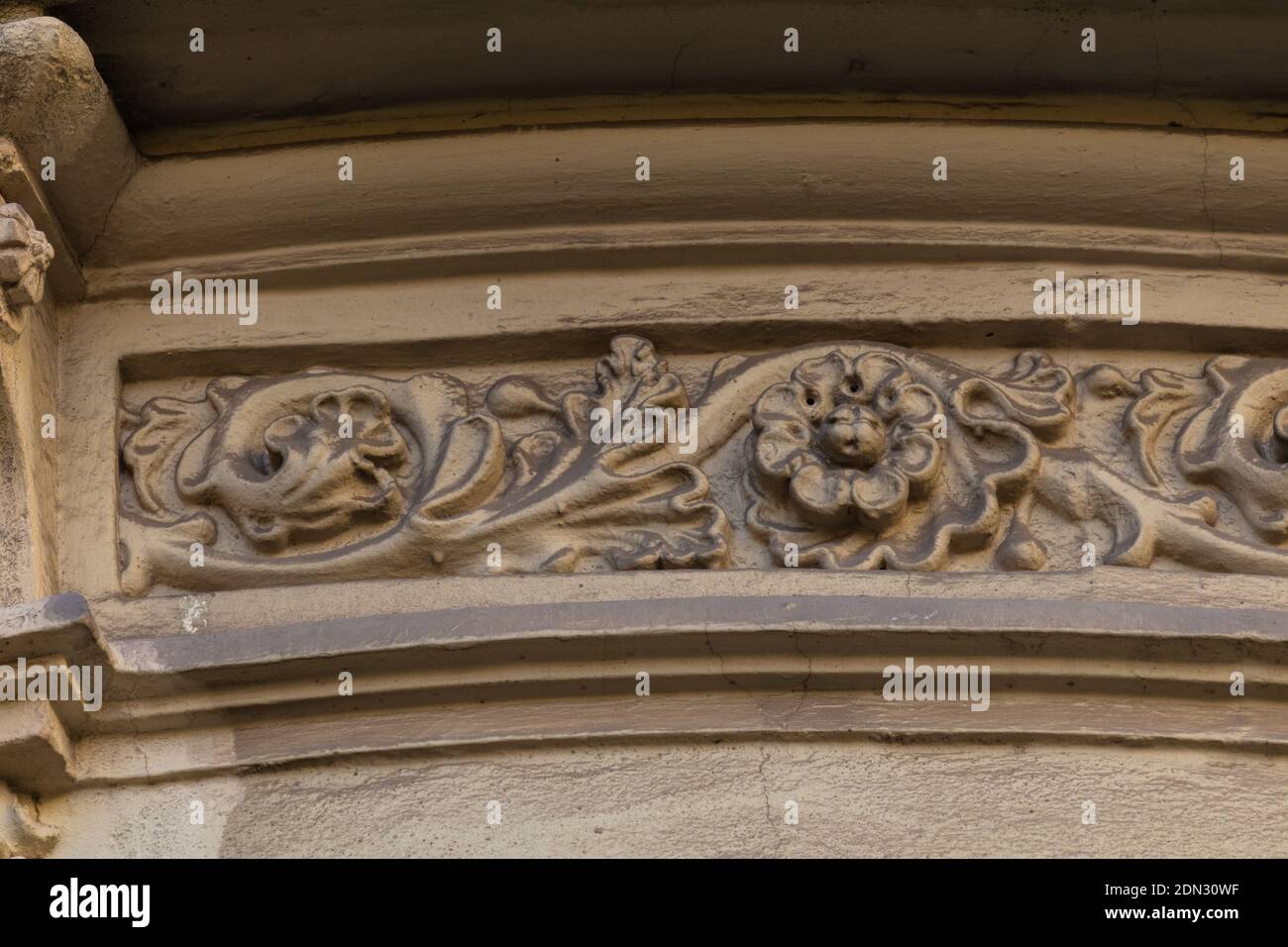 elements of architectural decorations of buildings, plaster moldings ...