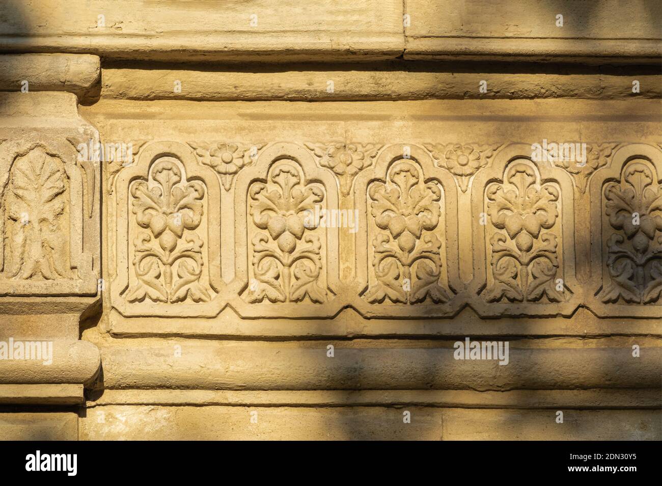 Elements of architectural decoration of buildings, plaster stucco, wall ...