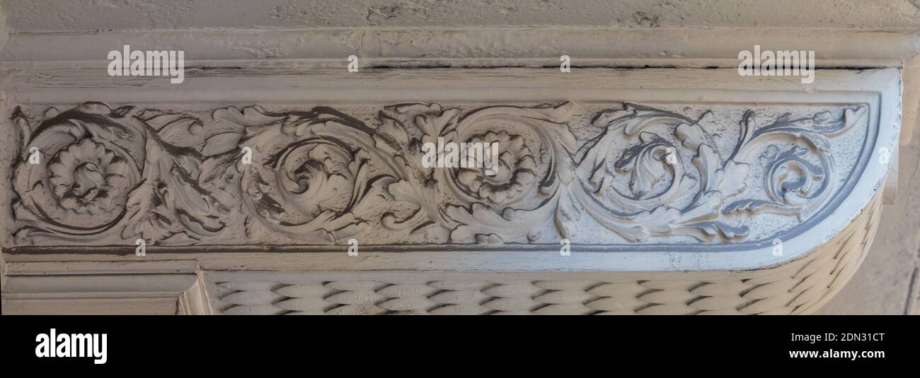 elements of architectural decorations of buildings, plaster moldings ...