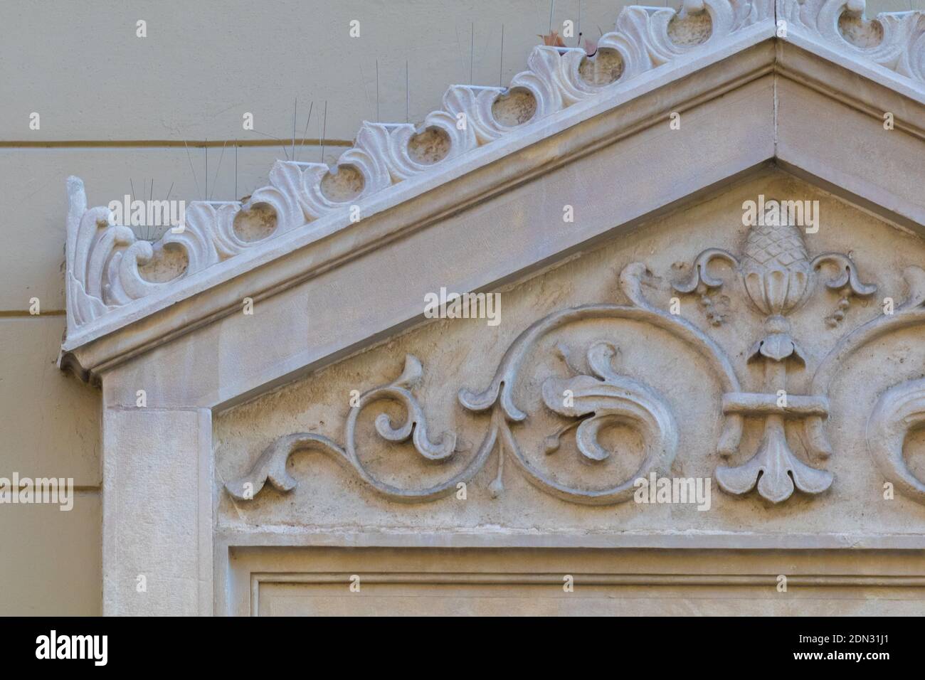 elements of architectural decorations of buildings, plaster moldings ...