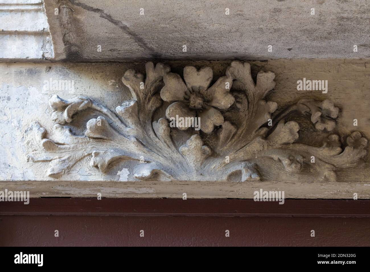 Elements of architectural decoration of buildings, plaster stucco, wall ...