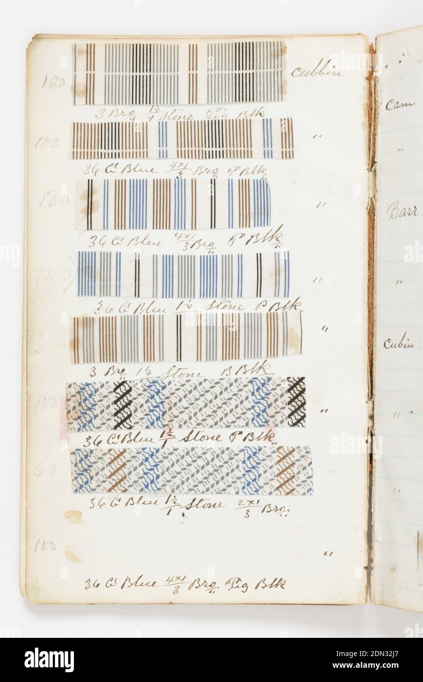 printer's sample book, Old Pacific Print Works, (Lawrence, MA, USA ...