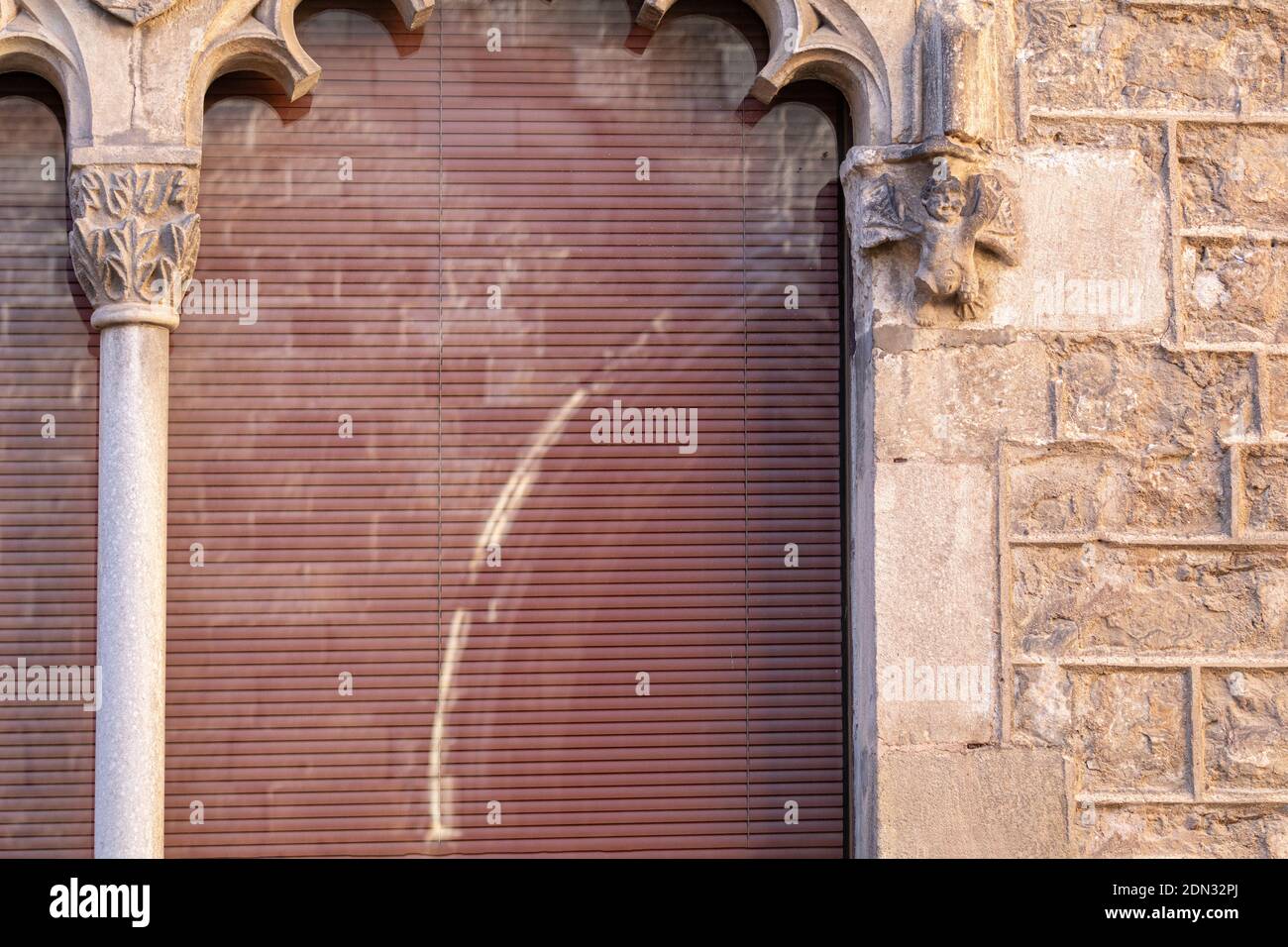 Elements of architectural decoration of buildings, windows and frames ...