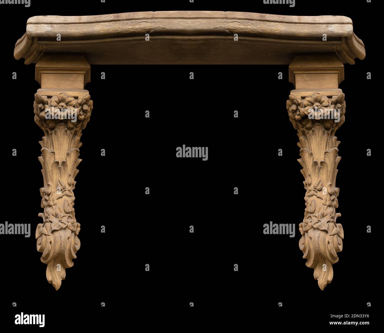 Elements of architecture of buildings, ancient arches, columns, windows ...