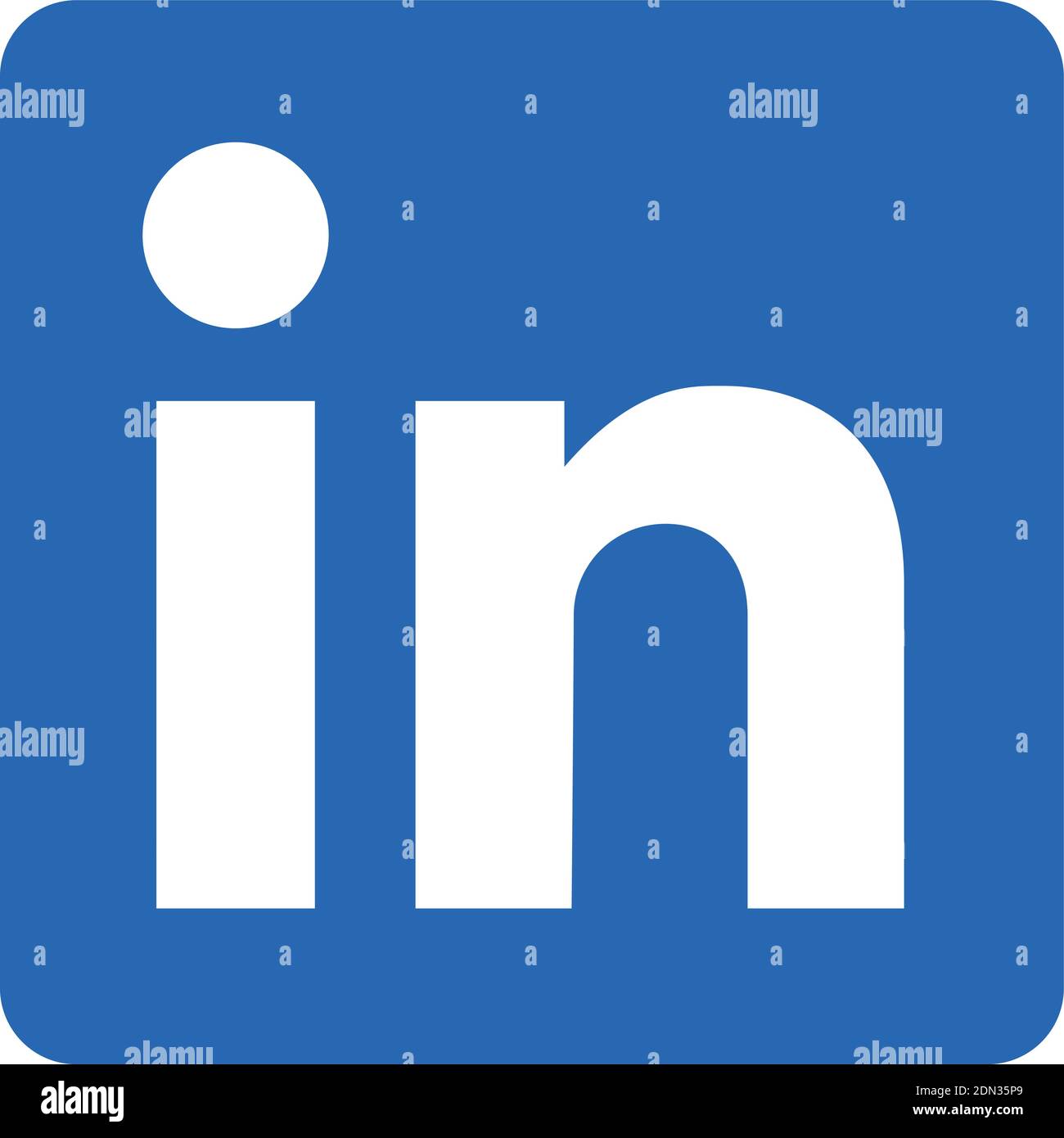 Linkedin Share Button Vector