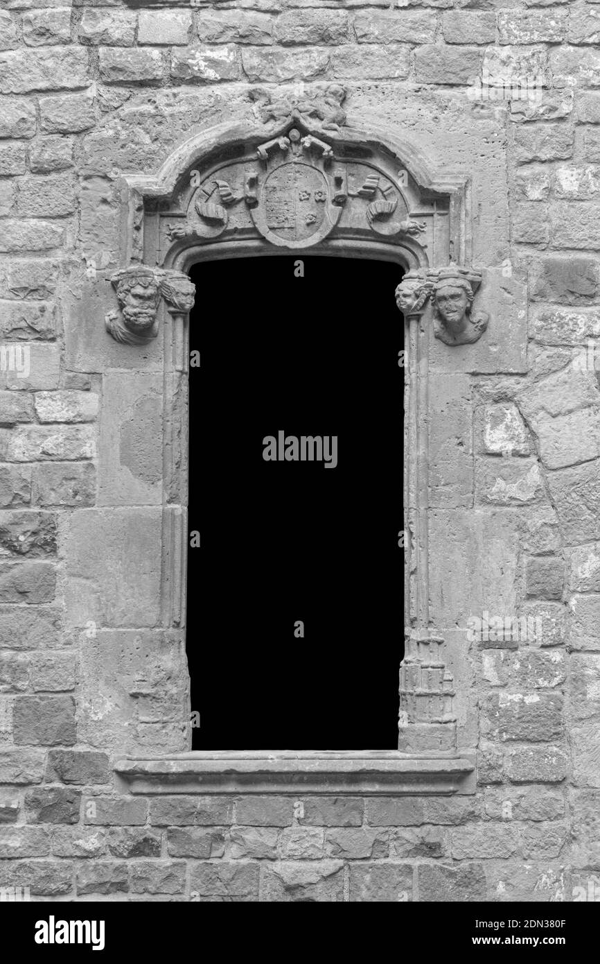 Elements of architectural decorations of buildings, arches and columns ...