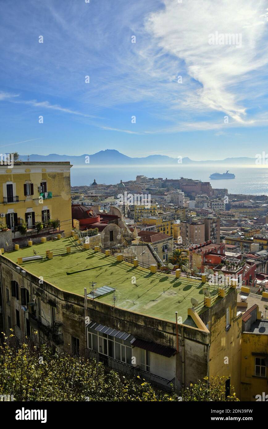 Panoramic view of the Gulf of Naples Stock Photo - Alamy